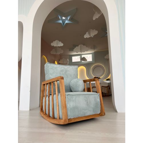 Atelier Del Sofa fotelja Sallanan, 72 cm, plava