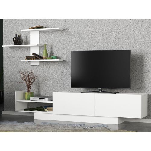 Hanah Home TV komoda Egemen, 180 cm, bela