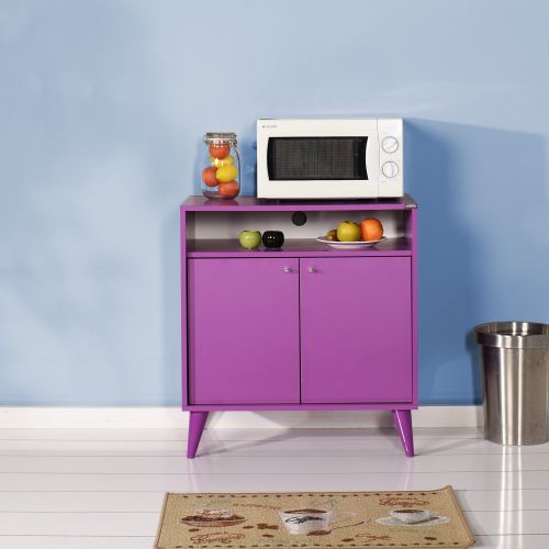 Hanah Home višenamenski ormarić Adr-220-Uu-1, 73 cm, ljubičasti