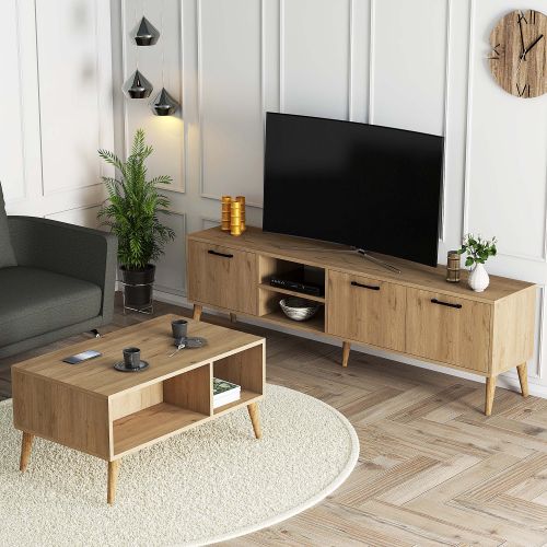 Hanah Home set nameštaja za dnevnu sobu Set 1587-2076, hrast