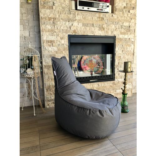 Atelier Del Sofa lazy bag Aktif, 60 cm, siva