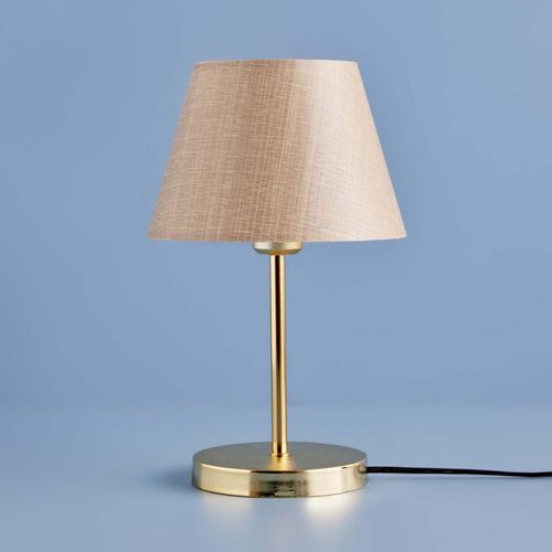 Opviq stona lampa AYD-3402, visina 37 cm, bež / zlatna