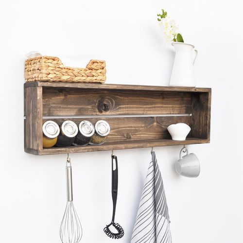 Hanah Home kuhinjska polica Aa072, 70 cm, orah