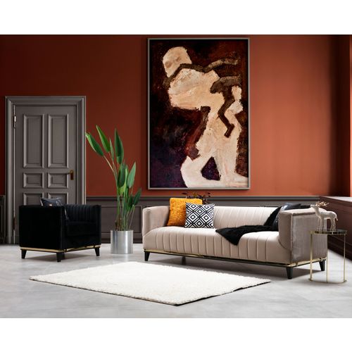 Atelier Del Sofa trosed Bellino, 222 cm, bež