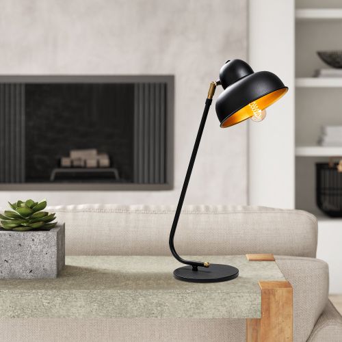 Opviq stona lampa Berceste 180BLACK-ML, visina 59 cm, crna