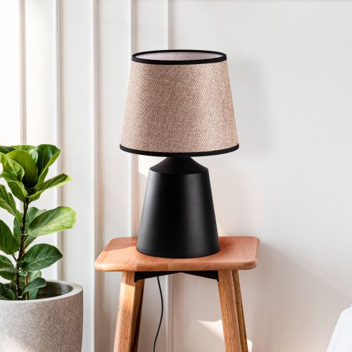 Opviq stona lampa Drop 15492, crna / bež