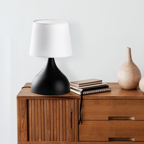 Opviq stona lampa Gota 15473, crna / bela
