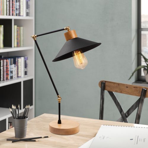 Opviq stona lampa Manavgat N-600, visina 52 cm, crna