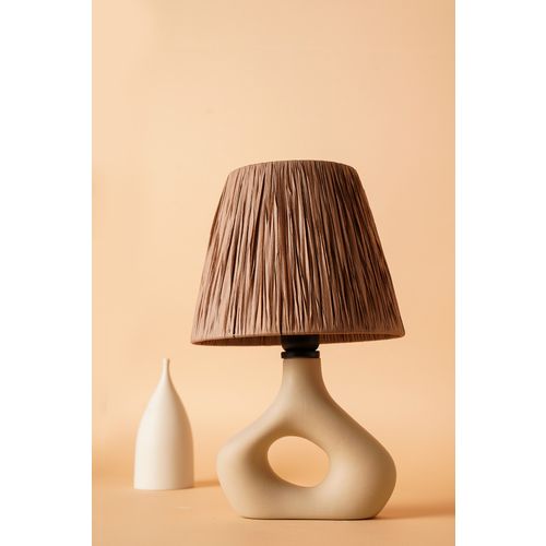 Opviq stona lampa YL542, visina 40 cm, bež