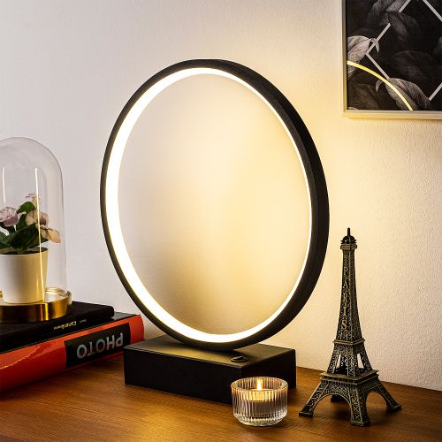 Opviq stona lampa Halka 13307, visina 35 cm, crna