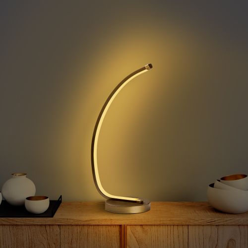 Opviq stona lampa Bevel 13322, visina 43 cm, zlatna