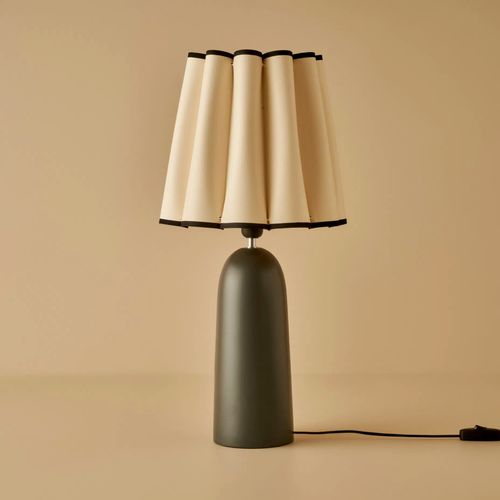 Opviq stona lampa Curly, visina 57 cm, antracit