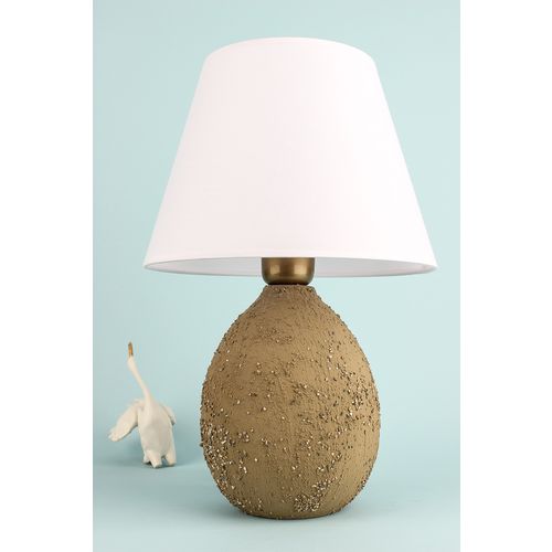 Opviq stona lampa YL704, visina 38 cm, bež / bela