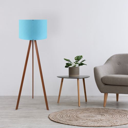 Opviq podna lampa AYD-1562, plava / braon