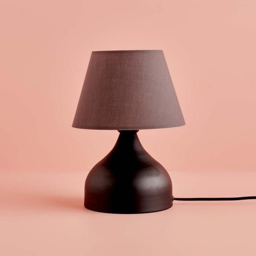 Opviq stona lampa AYD-3434, visina 32 cm, siva / crna