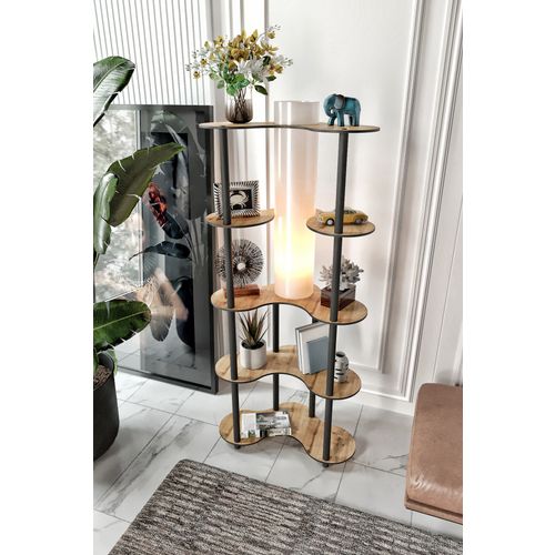 Opviq podna lampa KS-11111, visina 150 cm, orah