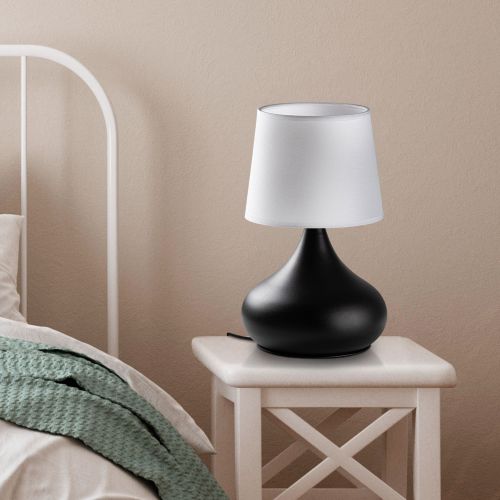 Opviq stona lampa Bulbe 15463, crna / bela