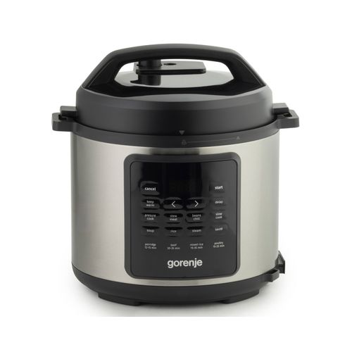 Gorenje GMC6SBK multicooker za kuvanje pod pritiskom, 1000 W, 8 programa