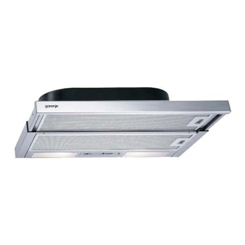 Gorenje DF6116E teleskopski aspirator, 60 cm, 400 m³/h, sivi