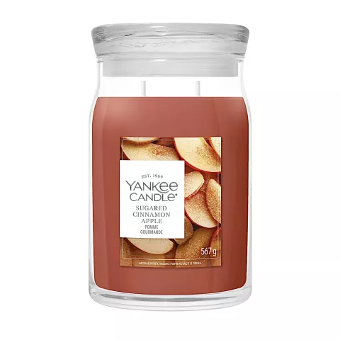 Sugared Cinnamon Apple Signature mirisna sveća - velika tegla (cimet, jabuka, šećer)