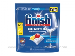 FINISH Powerball Quantum tablete za mašinsko pranje sudova 1/120 Lemon