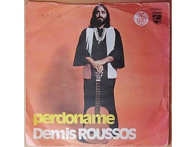 SP DEMIS ROUSSOS - Perdoname (1975) 1. pressing, VG+