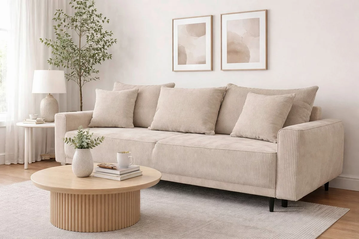 SOFA LEŽAJ bež