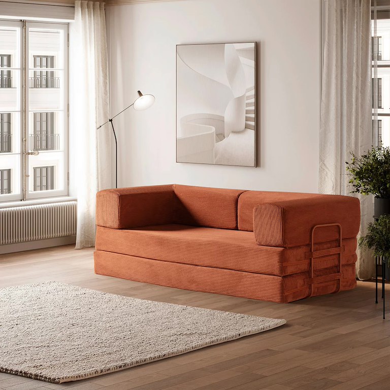 SOFA LEŽAJ terakota