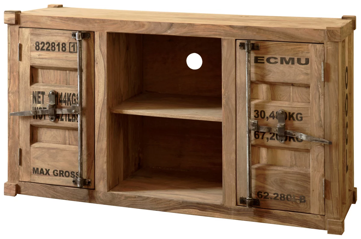 NISKA KOMODA 129/70/45 cm boja indijskog palisandera