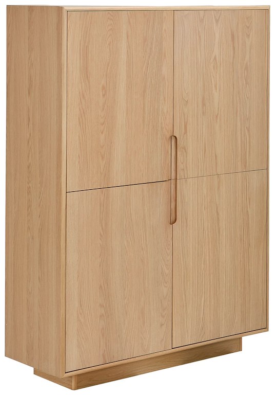 VISOKA KOMODA 110/150/40 cm boja hrasta