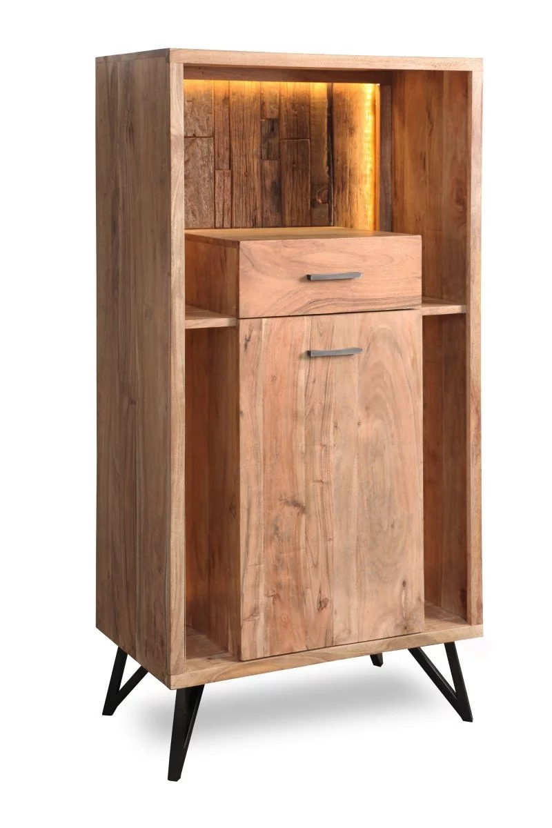 VISOKA KOMODA 72/150/40 cm boja akacije