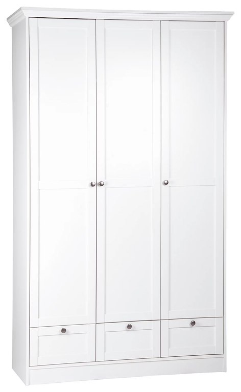 ORMAR SA KLASIČNIM VRATIMA bela 120/200/51 cm
