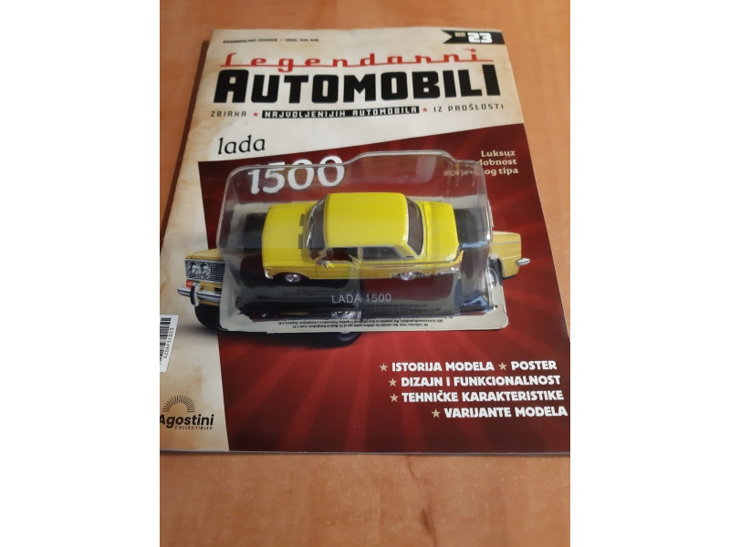 Legendarni automobili br. 23 - Lada 1500