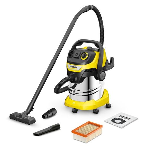 Karcher WD 5 P S V-25/5/22 usisivač za suvo i mokro usisavanje sa utičnicom za alat, inoks 25 l