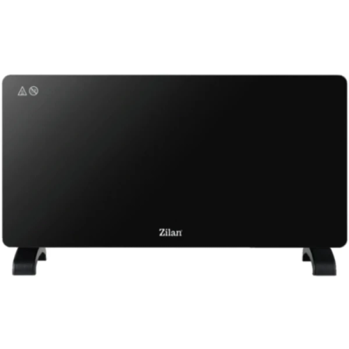 Zilan ZLN4062 konvektorska grejalica sa staklenim panelom 2000 W, crna