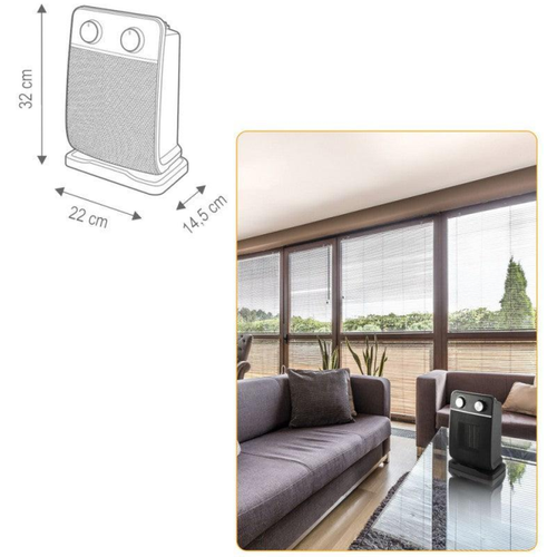 Home FK 29 keramička grejalica sa ventilatorom 1800 W, oscilacija