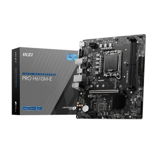 MSI PRO H610M-E matična ploča LGA1700 DDR5 microATX