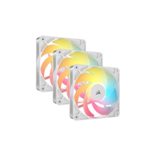 Corsair RS120-R ARGB CO-9050197-WW ventilatori 120 mm PWM, reverse, 3 komada, beli