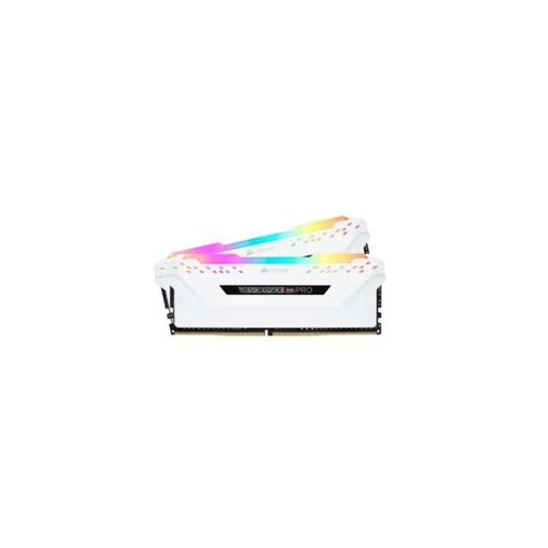 Corsair VENGEANCE RGB PRO SL CMH32GX4M2E3200C16W RAM memorija 32GB (2x16GB) DDR4 3200MHz, bela