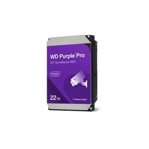 WD Purple WD221PURP hard disk 22TB 3.5" SATA, 7200rpm, 512MB, za video nadzor