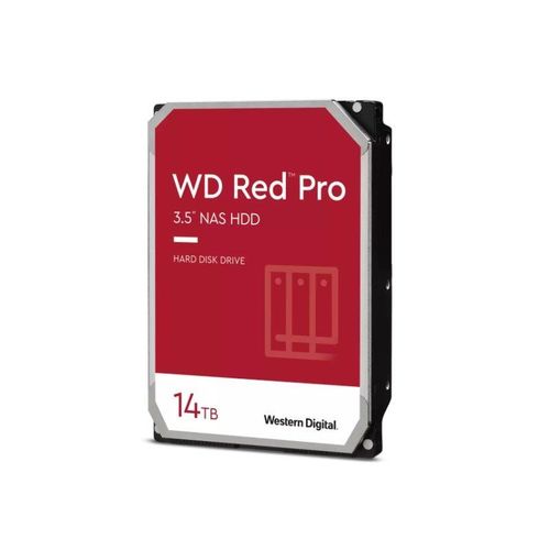 WD Red Pro WD142KFGX NAS hard disk 14TB 3.5" SATA, 7200rpm, 512MB