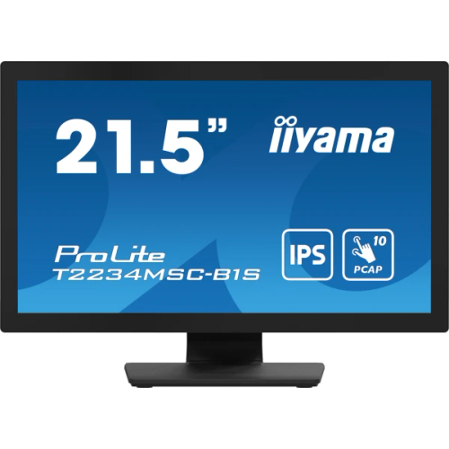 iiyama ProLite T2234MSC-B1S dodirni monitor 21.5" Full HD IPS, 10 tačaka, zvučnici