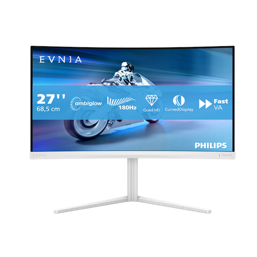 Philips Evnia 27M2C5501/00 monitor 27" QHD 180Hz zakrivljeni Fast VA