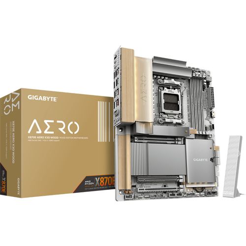 Gigabyte X870E AERO X3D WOOD matična ploča AM5 ATX DDR5 Wi-Fi 7