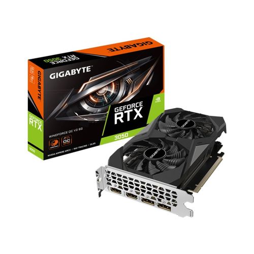 Gigabyte GeForce RTX 3050 WINDFORCE OC V2 GV-N3050WF2OCV2-6GD grafička karta 6GB GDDR6