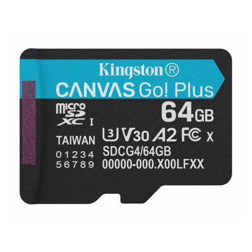 Kingston Canvas Go! Plus SDCG4/64GBSP microSDXC memorijska kartica 64GB UHS-I U3 V30 A2