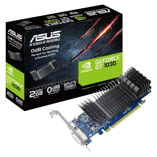 Asus GT 1030 2GB DDR5 GT1030-SL-2G-BRK 64 bit DVI/HDMI Grafička karta PCI-E