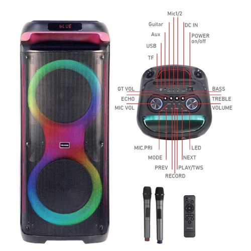 Microlab PT1200W karaoke zvučnik 400 W, Bluetooth, mikrofon
