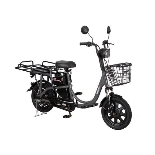 Veneco električni bicikl Uno Cargo 16", 48V 12Ah, sivi