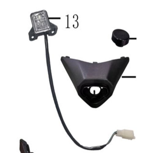 Svetlo registarske tablice 2047-30-00001 za skuter Motovene New Flash HF